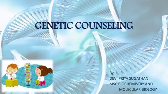 Genetic counselling | PPT