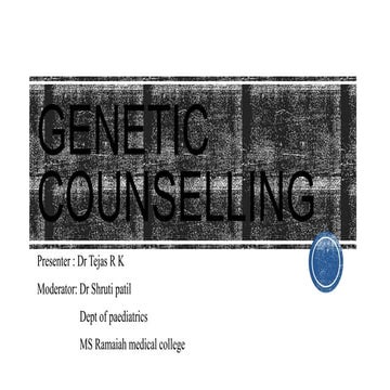 Genetic counselling.pptxtftftftftftftftf | PPTX