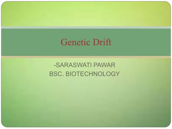 Natural Selection and its types | PPT