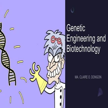 Genetic Engineering and Biotechnology.pptx