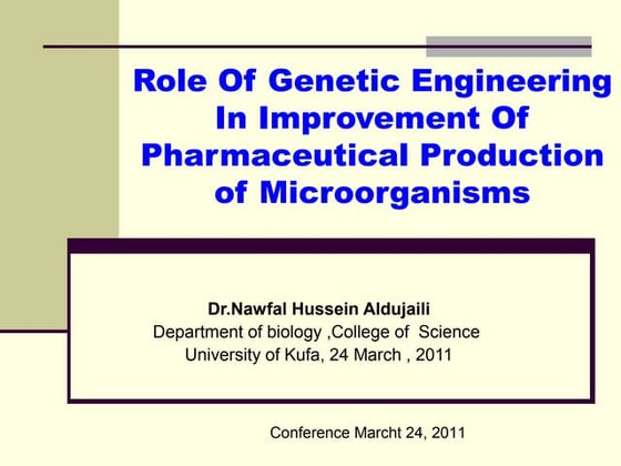 Recombinant therapeutic proteins | PPT