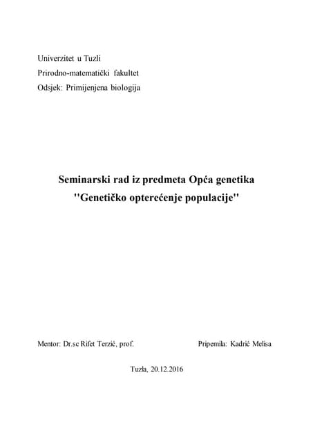 Metode humane genetike i autozomno-dominantno nasljedjivanje | PPTX
