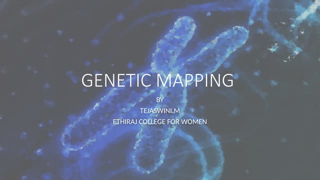Gene Mapping Methods:Linkage Maps & Mapping with Molecular Markers | PDF