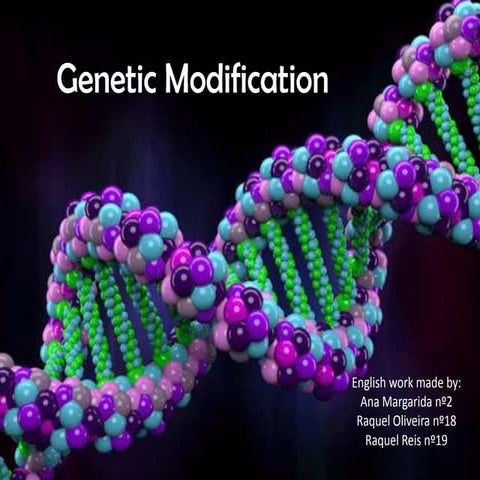Genetic modification | PPTX