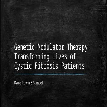 Genetic Modulator Therapy hihihihihi.pptx