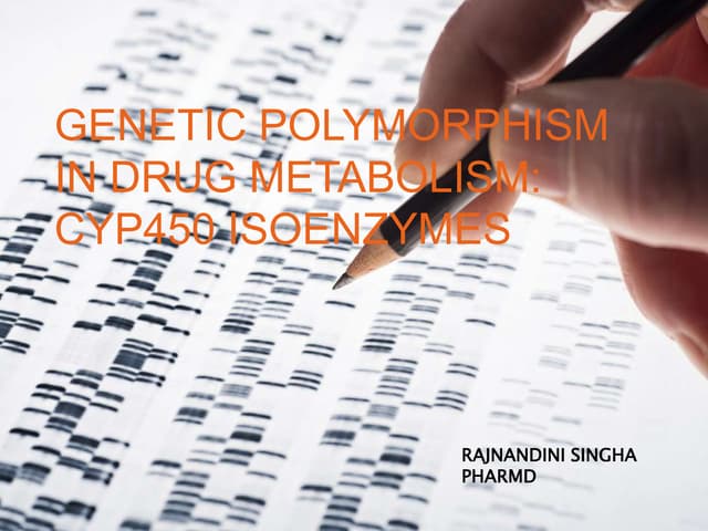 GENETIC POLYMORPHISM IN DRUG METABOLISM.pptx