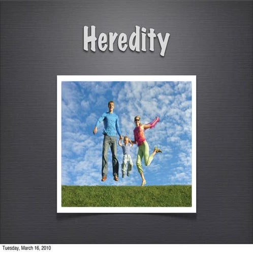 Heredity | PDF | Genetics | Science