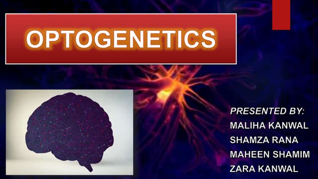 OPTOGENETICS | PPTX