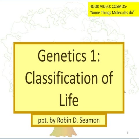 Genetics1 classification ranks and clades | PPTX | Biological Sciences ...