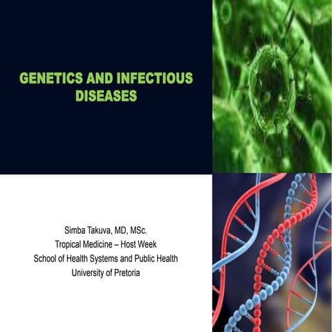 Genetics and infectious diseases | PPTX