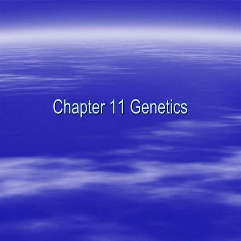 Genetics examples | PPTX