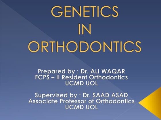 Ackerman & proffit classification of malocclusion | PPTX