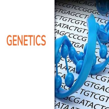 Genetics introduction | PPTX