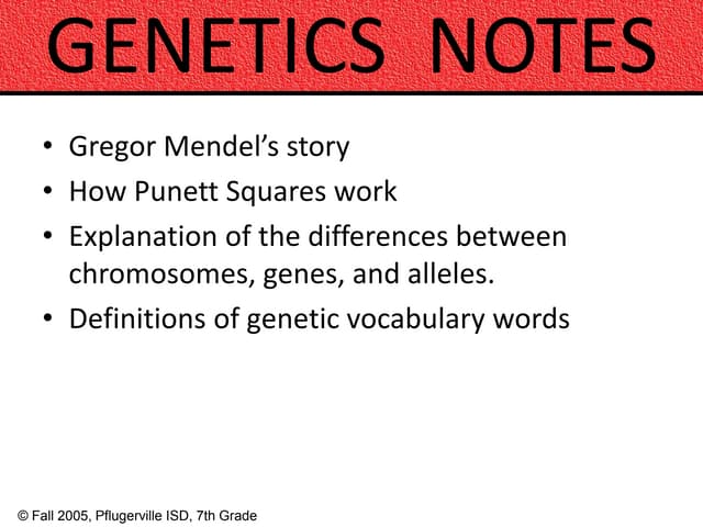 Mitosis Notes 7th grade level | PPT