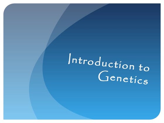 Genetics - Mendelian2.ppt