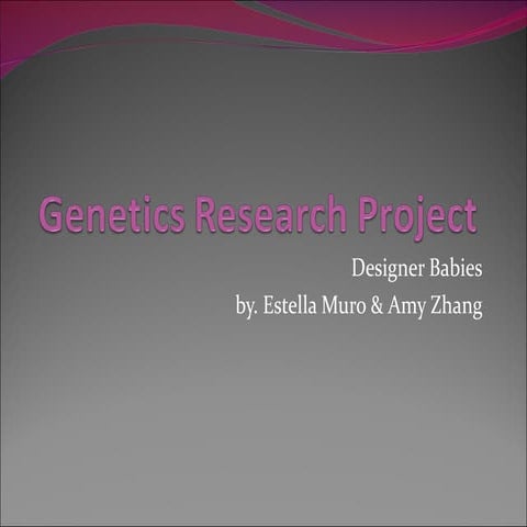 Human genome project[1] | PPT