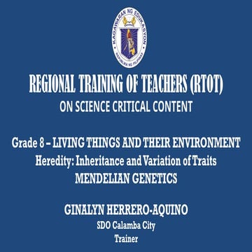 Inherited Traits/Learned Behaviors | PPTX