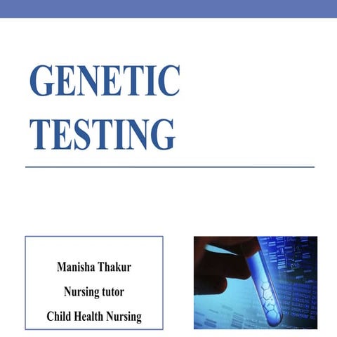 genetictesting-210707072611.pdf PowerPoint | PDF
