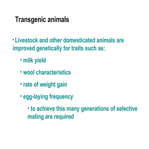 Genetic Transformation of Animals ppt.ppt