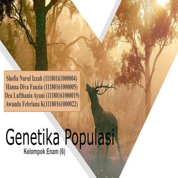 Genetika Populasi | PPTX
