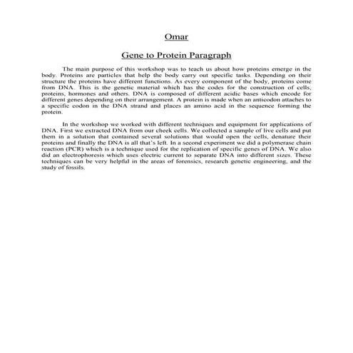 Water analysis paragraph | DOCX