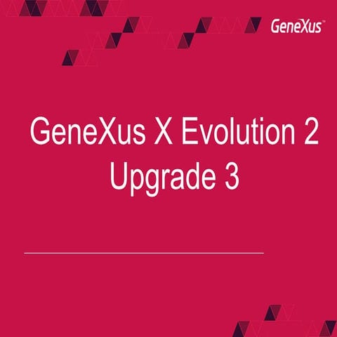 Gene Xus X Evolution 2 upgrade #3 | PPT