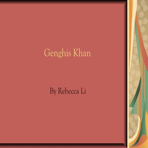 Genghis khan | PPT