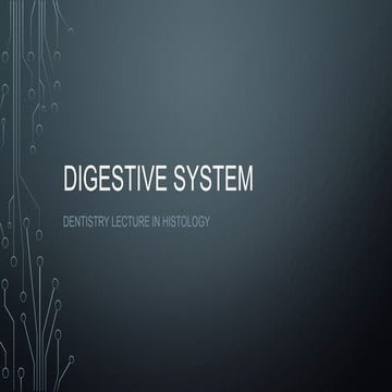 Histology of gastrointestinal tract | PPTX