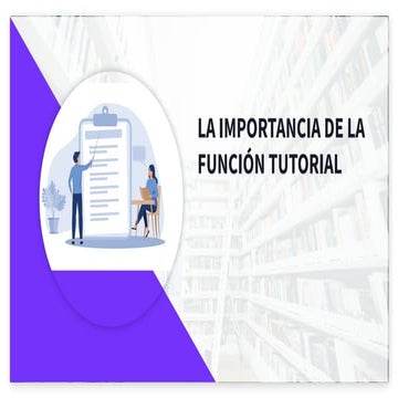 La importancia de la función tutorial | PDF