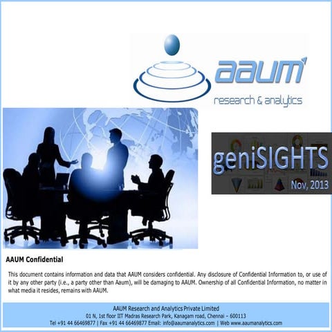 Aaum - geniSIGHTS presentation | PDF