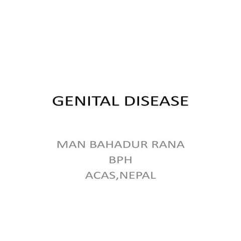 Genital Disease Pptx 1780