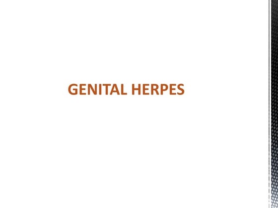 Genital herpes | DOC