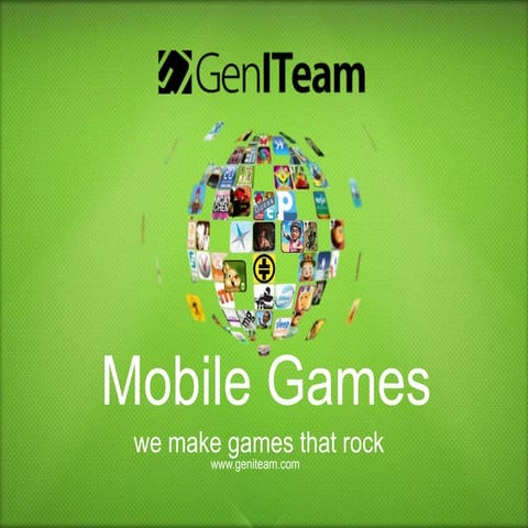 GenITeam - Mobile Games | PPTX | Board Games and Puzzles | Games and ...