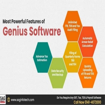Genius Software: Essential Tool for CA, CS, and Tax Professionals for ...