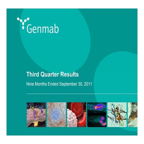 Genmab q3 2011 | PPT