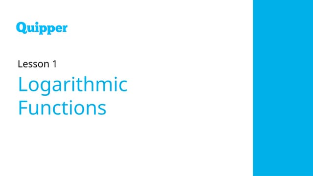 Grade 11: General Mathematics_LOGARITHMS | PPTX