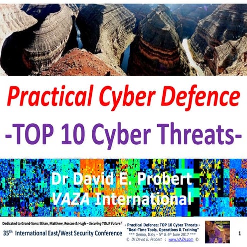 YOUR Defence for the TOP 10 Cyber Threats! | PDF | Antivirus Software ...