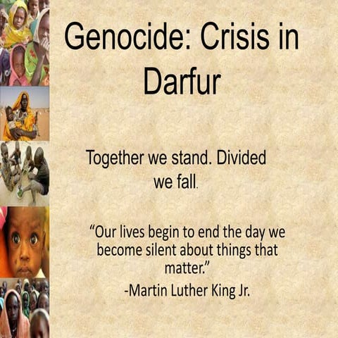 Genocide in Darfur | PPT