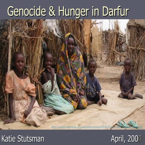 Genocide & Hunger In Darfur[1] | PPT