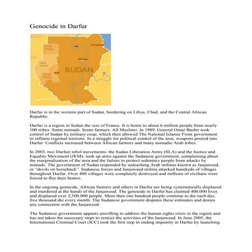 Genocide in darfur2 | DOCX
