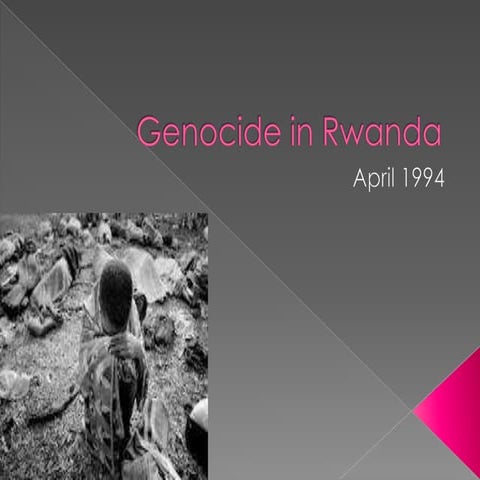 Rwanda: GENOCIDE | PPTX