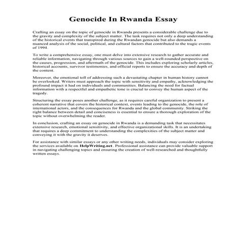 Genocide In Rwanda Essay.pdf
