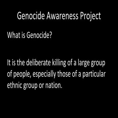 Genocide poster project 2015 | PPT