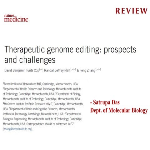 Genome editing | PPT