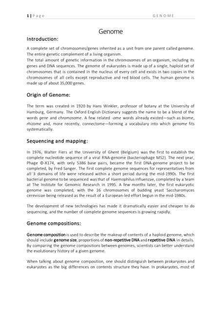 Genome size and complexity of eukaryotic genome.pptx | Biological ...