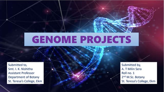 Rice genome sequencing by utkarsh | PPTX