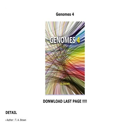 Genomes 4 | PDF