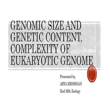 Genome size and complexity of eukaryotic genome.pptx
