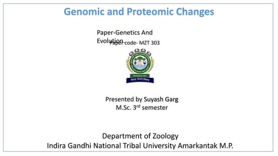 Genome evolution | PPT
