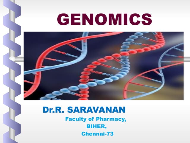 Genomics and its application in crop improvement | PDF